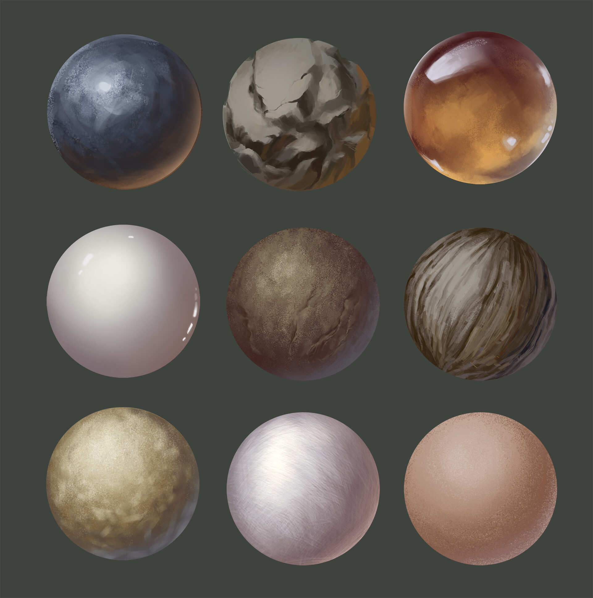 ArtStation - Material study