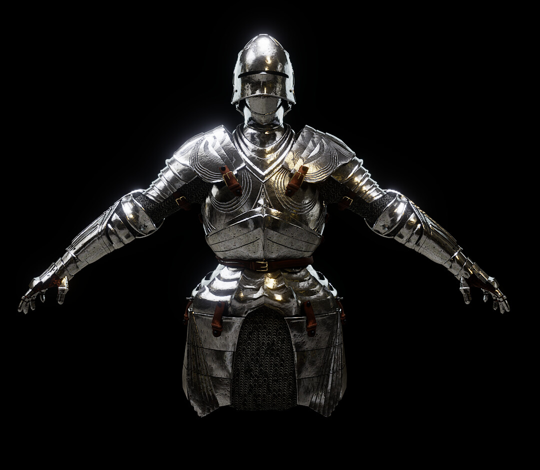 ArtStation - Gothic knight Wip