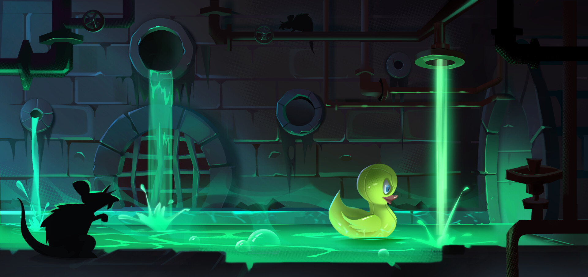 ArtStation - Duck in sewage