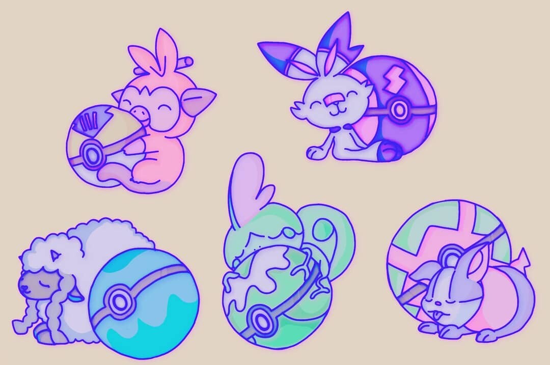 ArtStation - Pokemon Gen 8 Badge Concepts