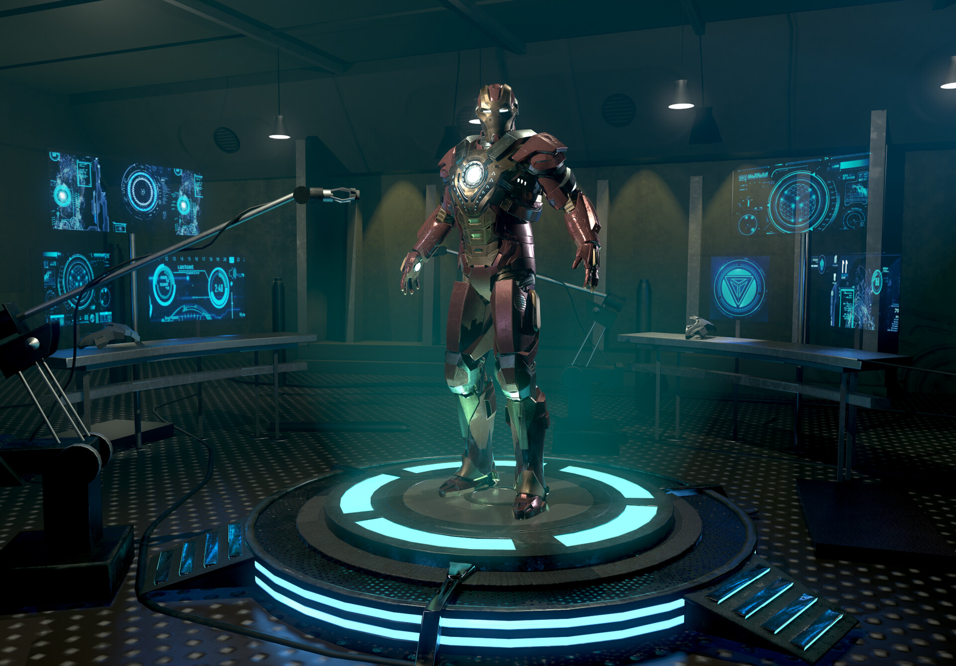 ArtStation - The Mark XVII : Heartbreaker Iron Man Armor