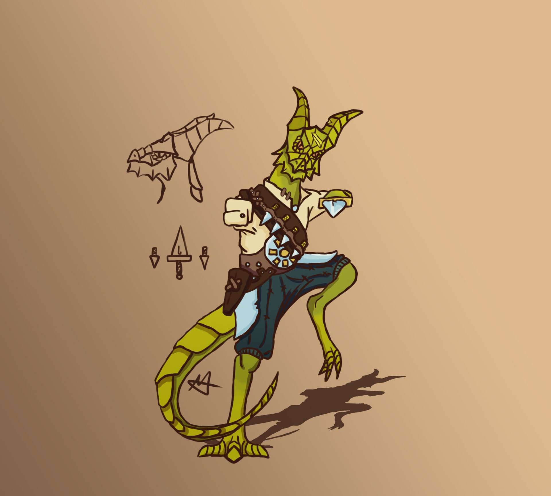 ArtStation - Dragonborn Rogue