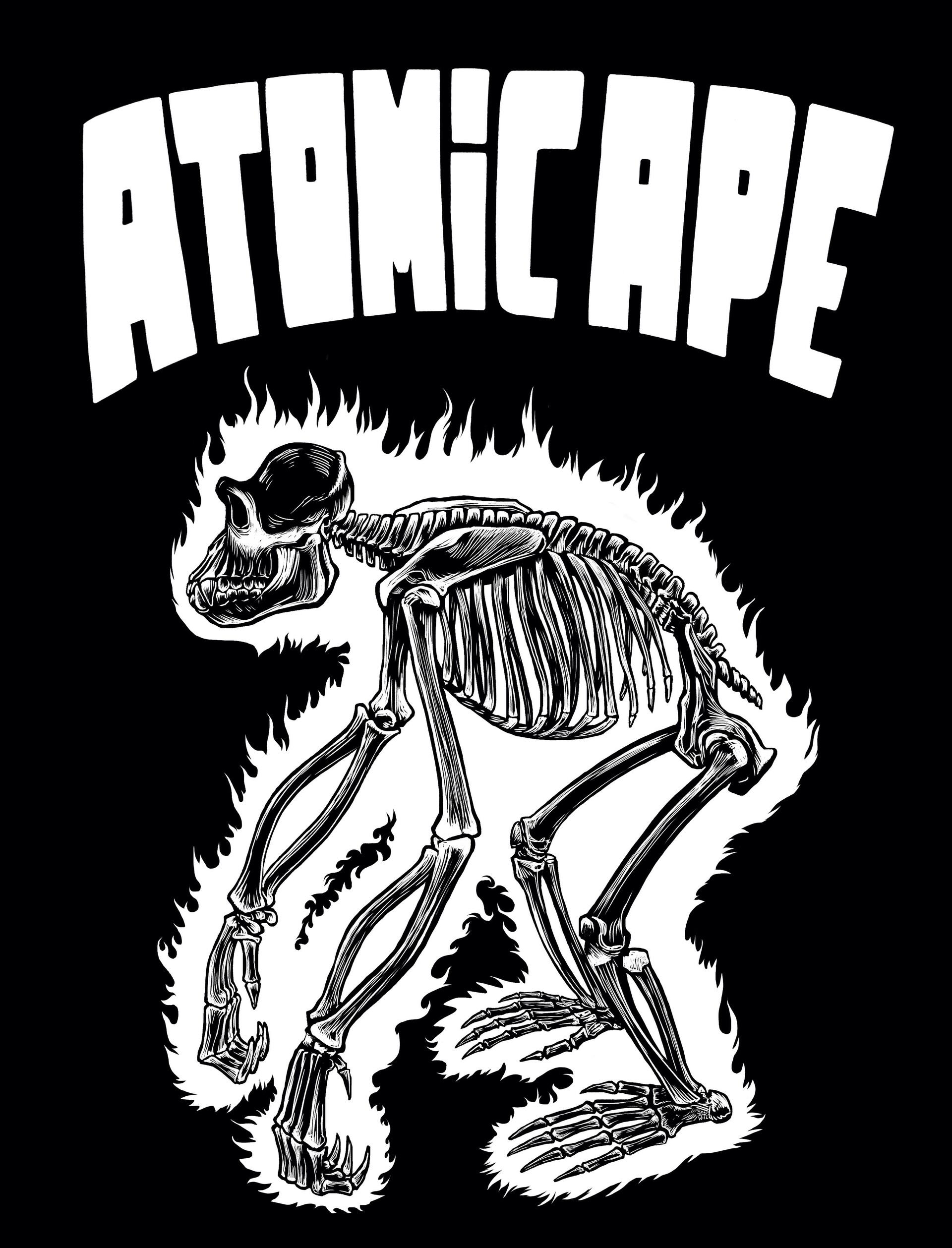 Mike Bennewitz - Atomic Ape shirt graphic
