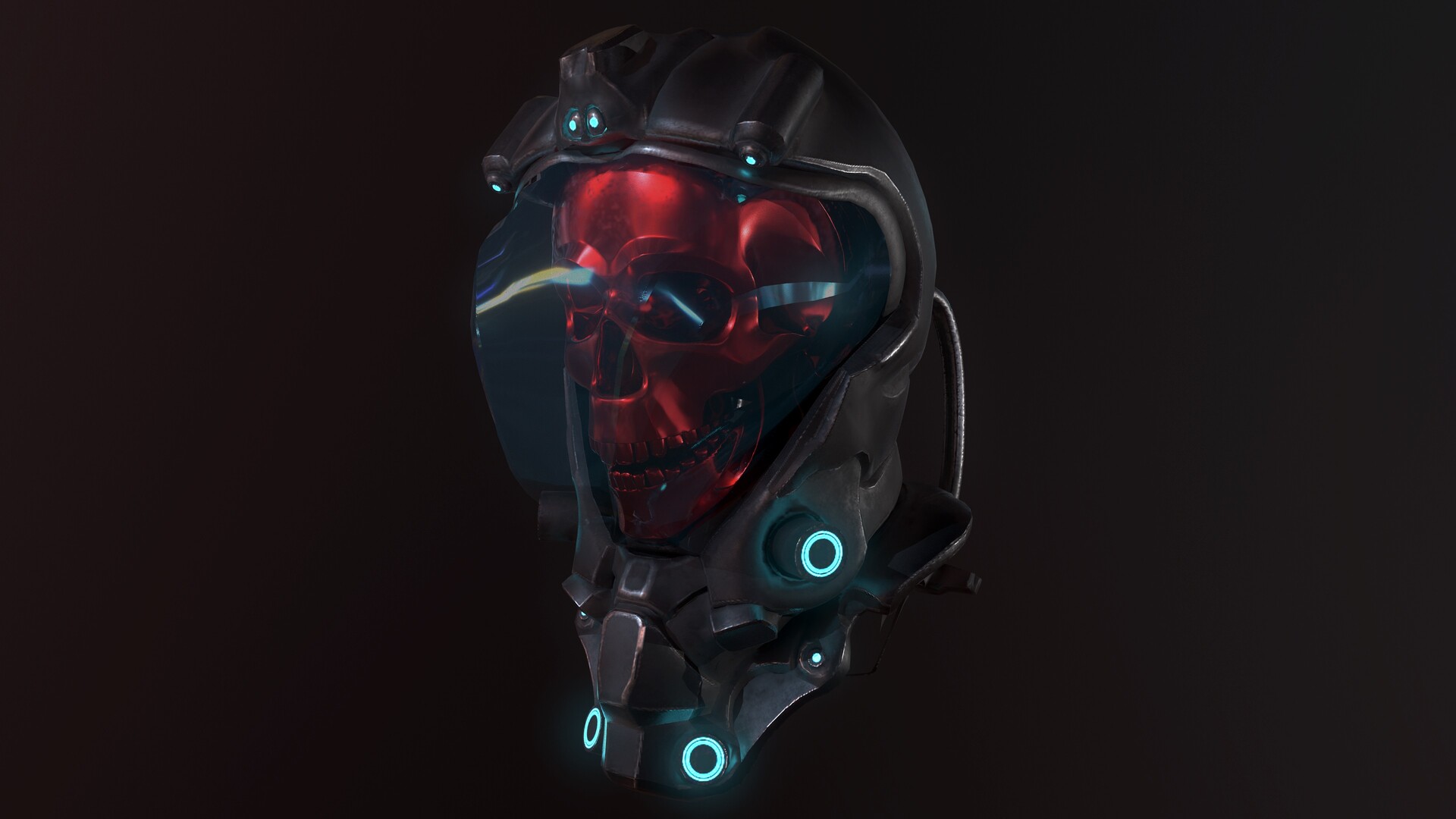 ArtStation - Sci - fi Skull V3, Mehrdad Amiri