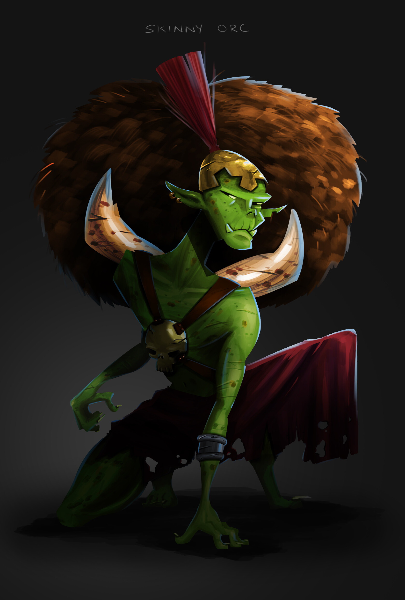 ArtStation - Skinny Orc