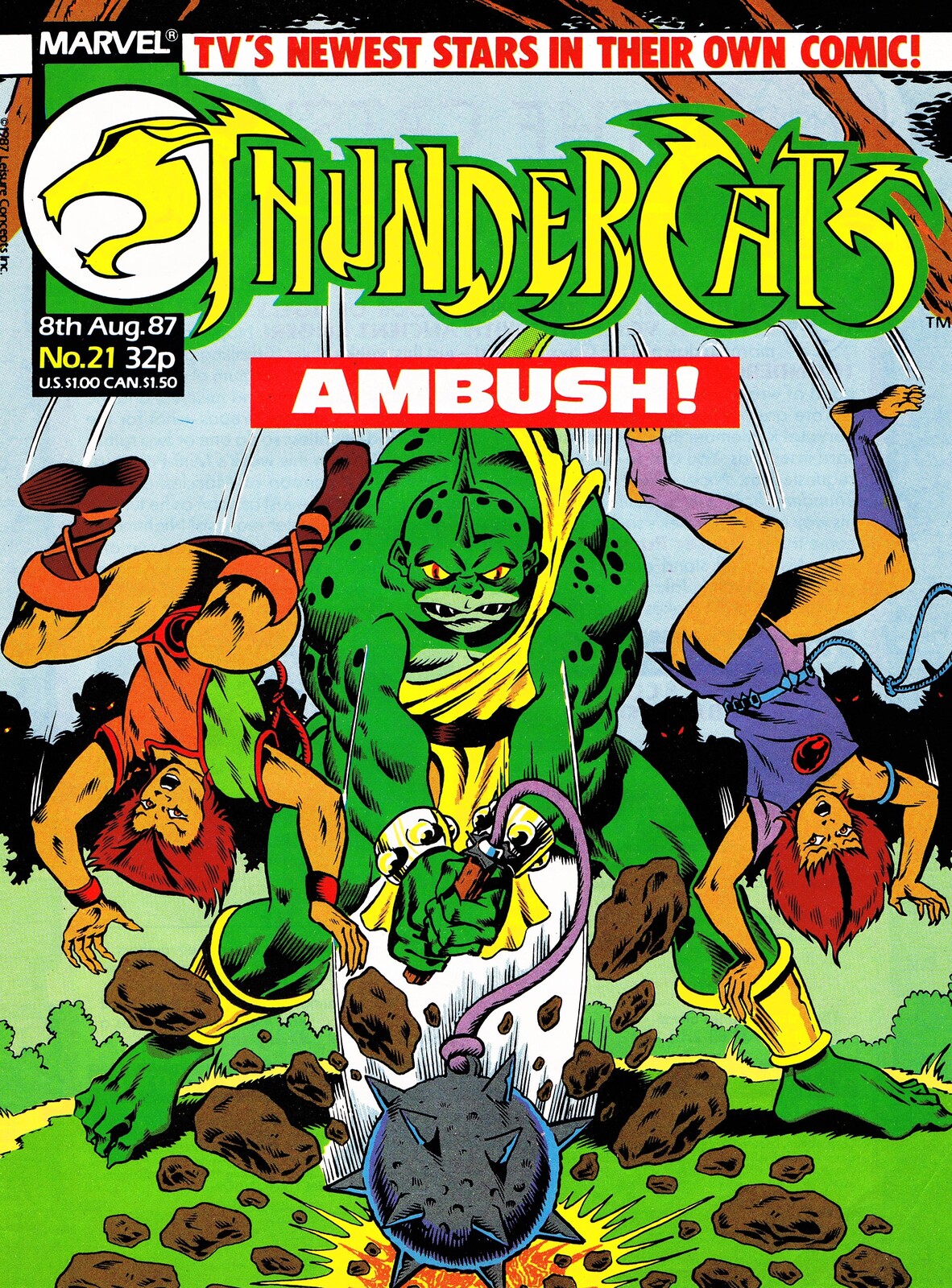 stephen baskerville - Thundercats Comic Cover Art