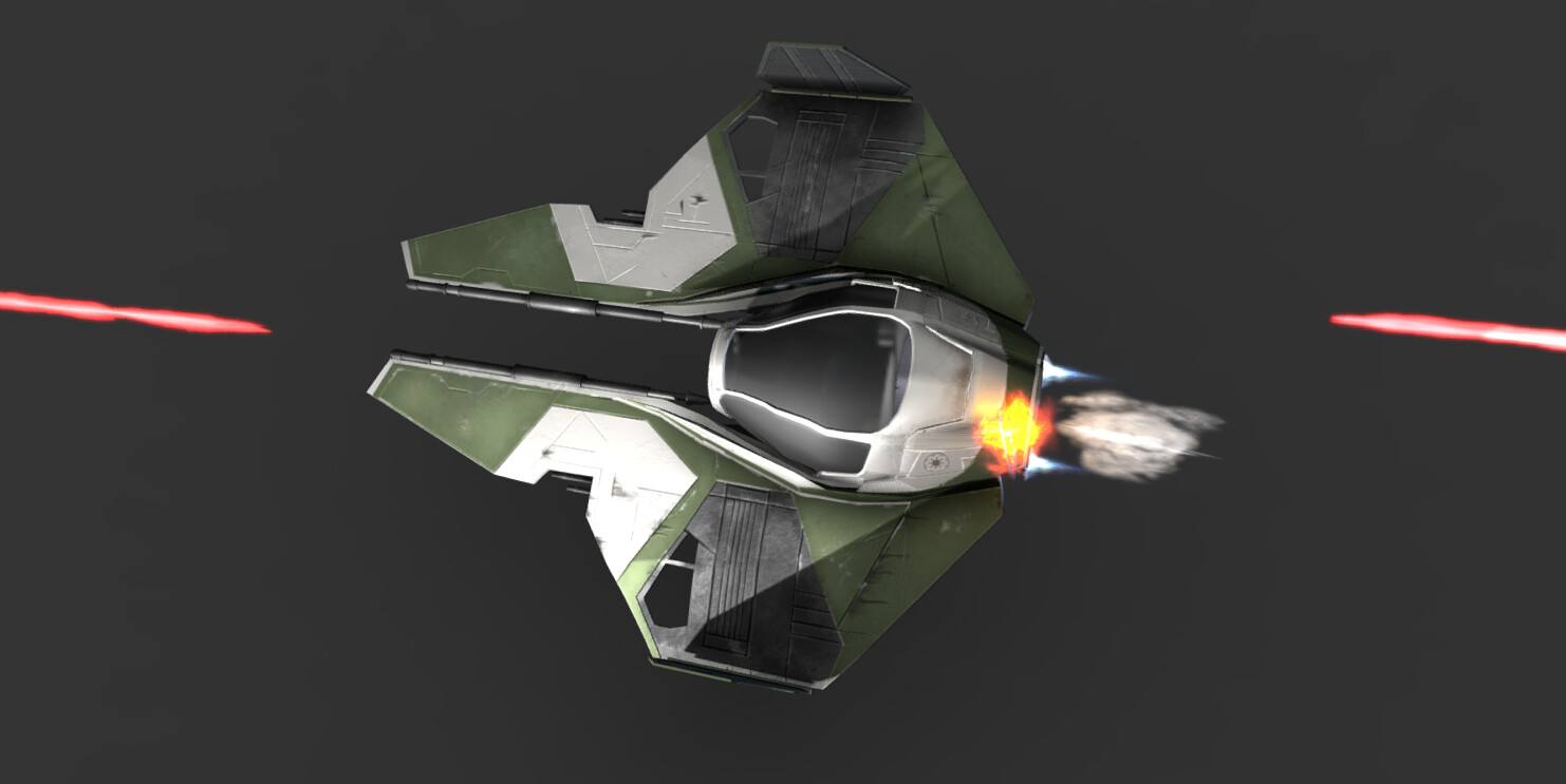 Ewan Tennent - StarWars - Yoda's ETA-2 Actis Class Interceptor