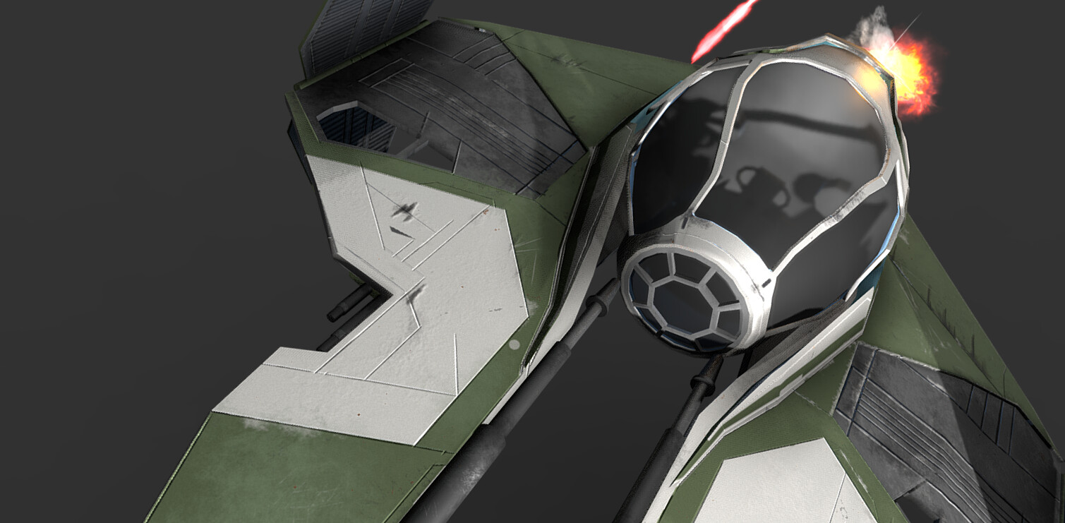 Ewan Tennent - StarWars - Yoda's ETA-2 Actis Class Interceptor