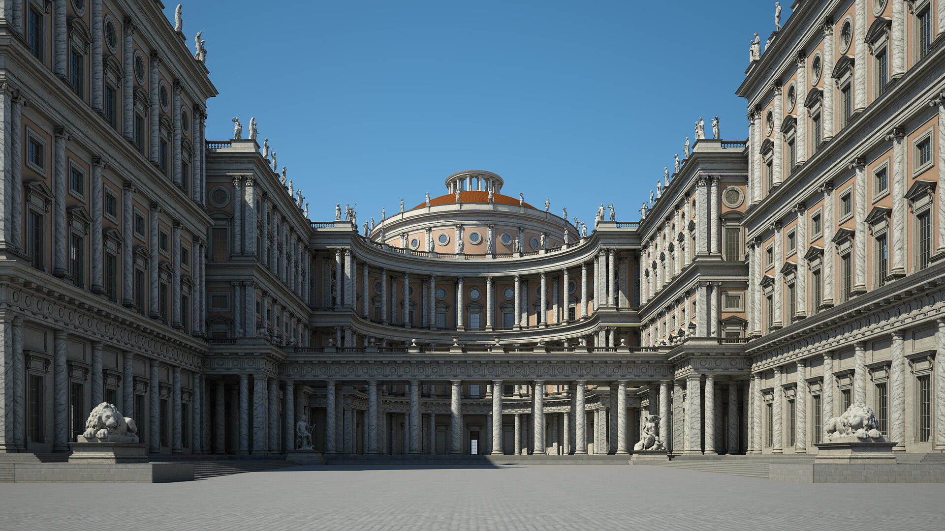 ArtStation - Courtyard of a Royal Palace