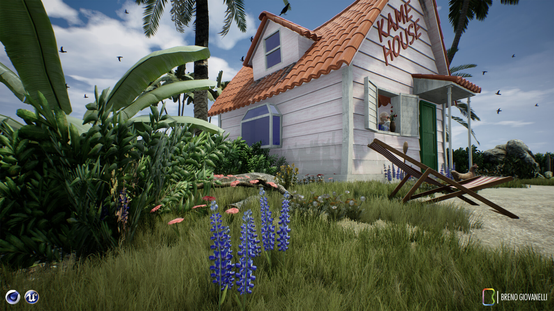 ArtStation - Rereading Kame House