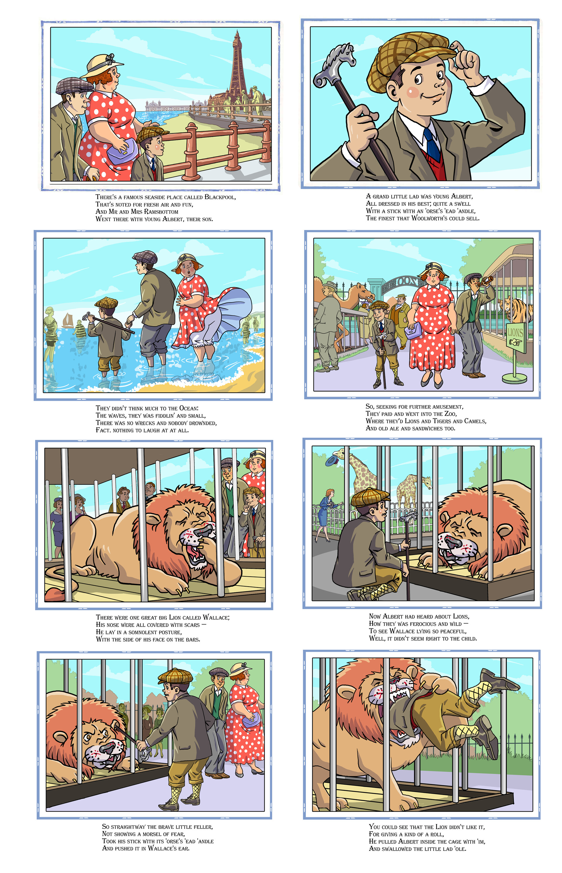 ArtStation - 'The Lion & Albert' Illustration Sequence