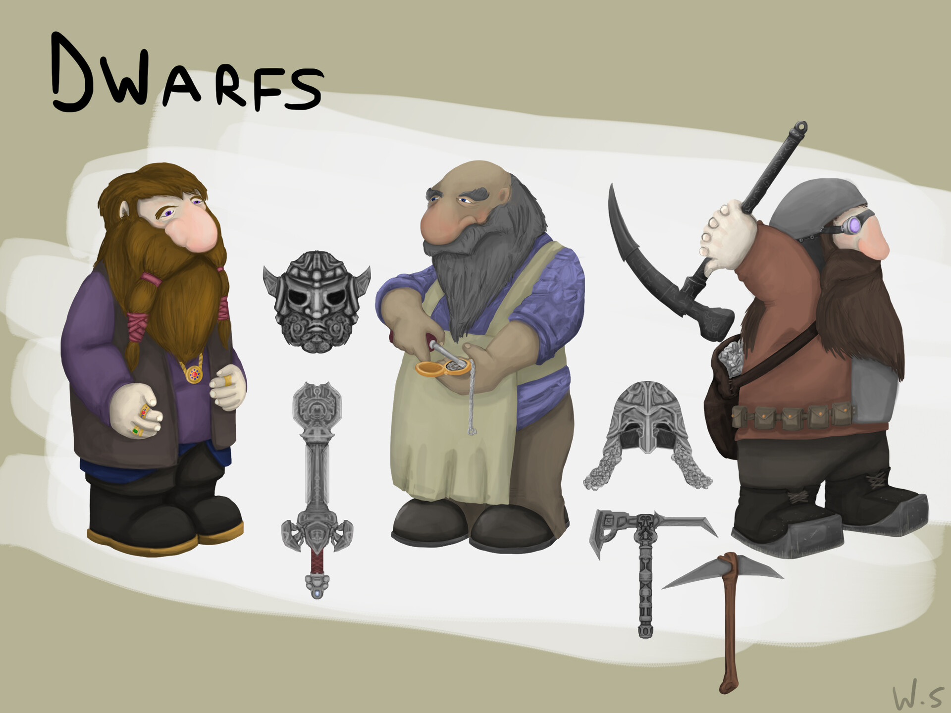ArtStation - Dwarfs