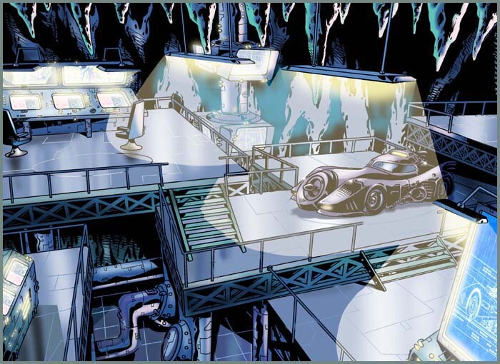 ArtStation - The Batcave Environment Concept