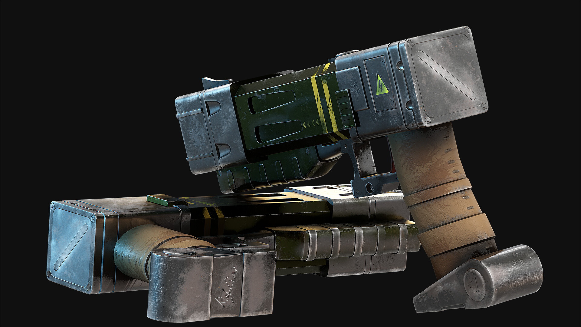 ArtStation - Fallout Laser Pistol