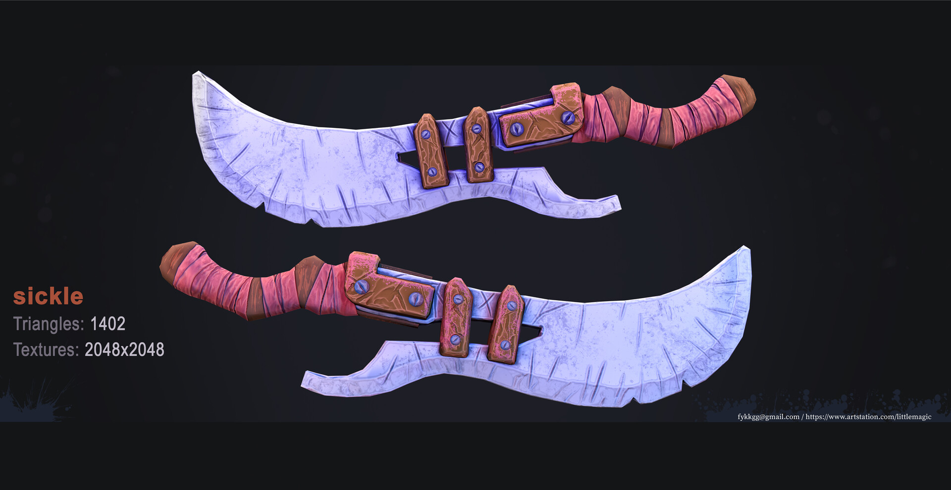 ArtStation - sickle lowpoly