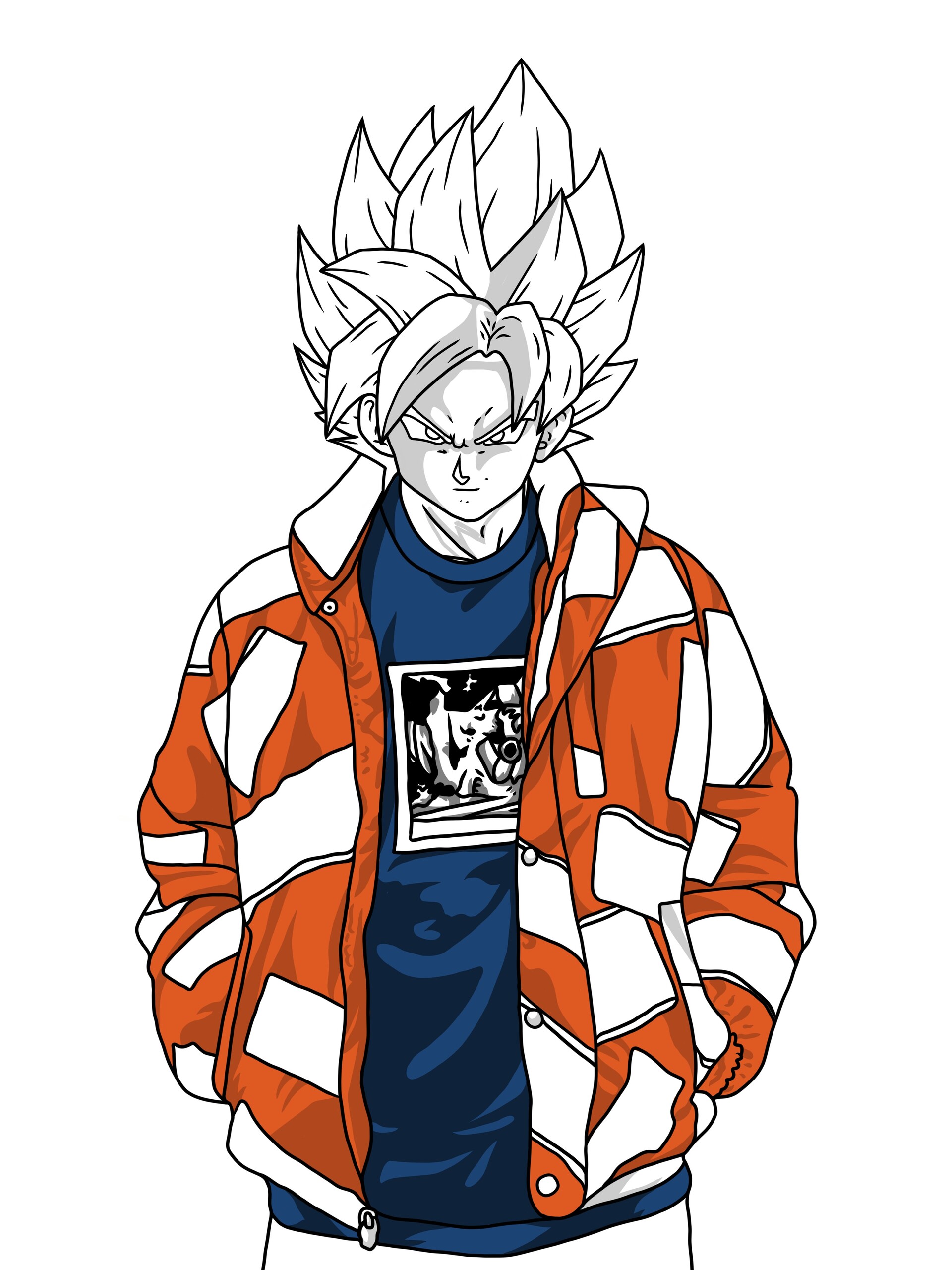 Garvas Wash Burn - OUTSHIRT X GOKU