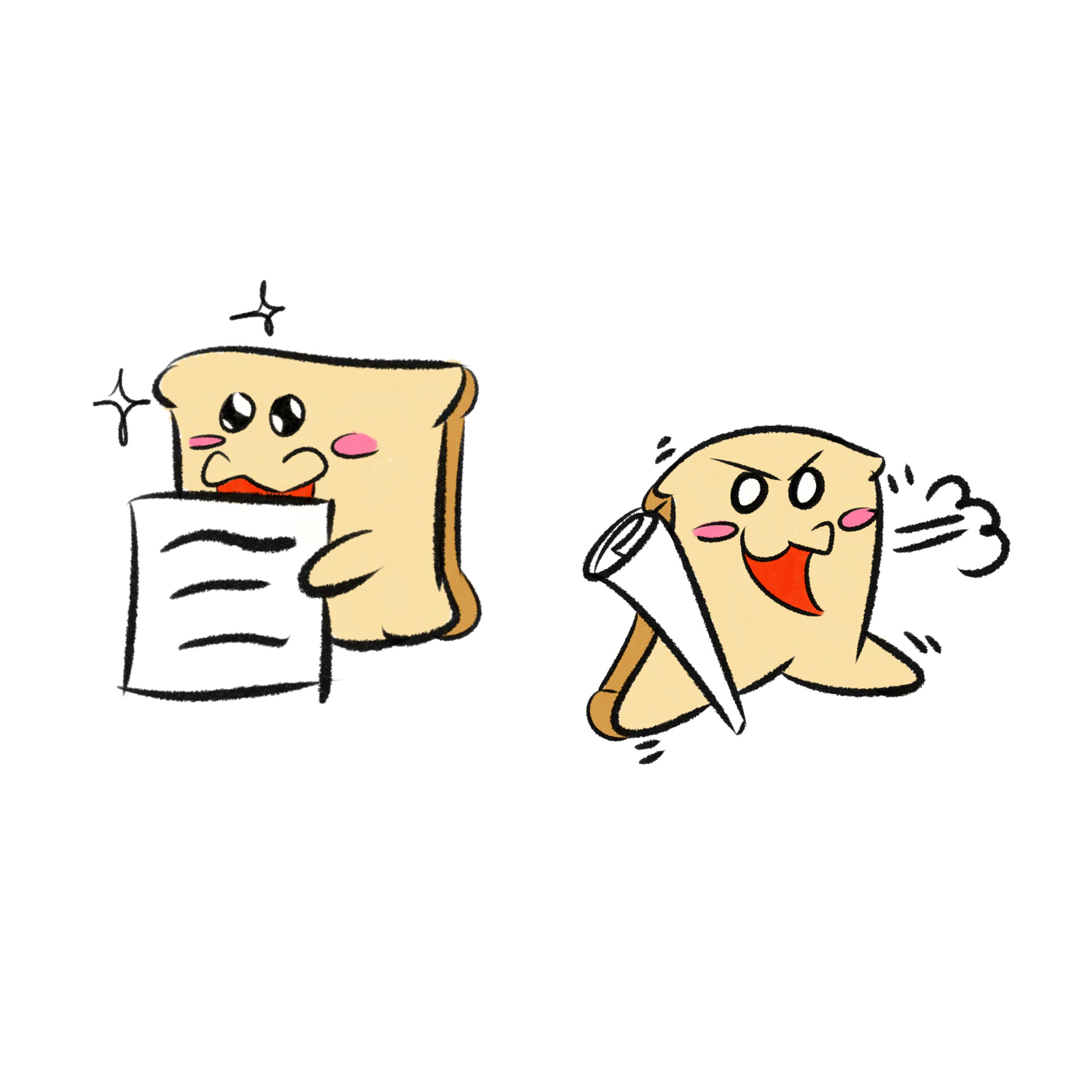 ArtStation - Extra pose for Bready the Breadman