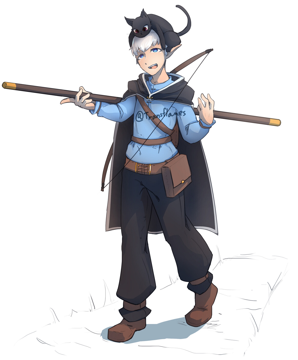 ArtStation - Design Commission - DnD half-elf