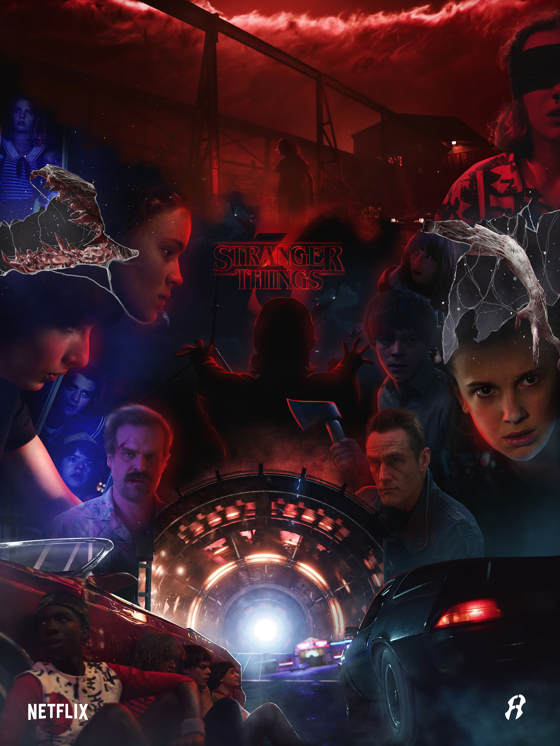 ArtStation - Stranger Things 3