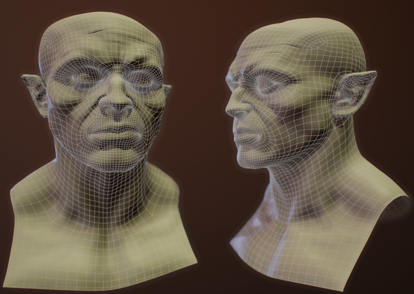 Teyon Alexander - Dwarf head study