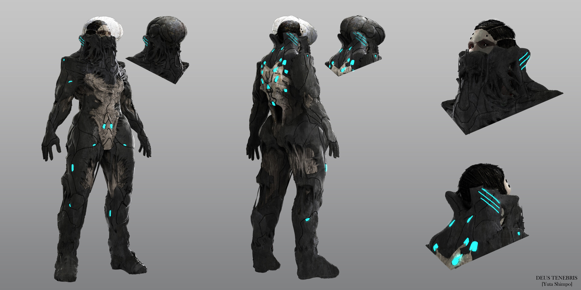 ArtStation - DEUS TENEBRIS Character concept