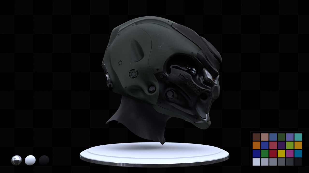 ArtStation - Helmet Recon