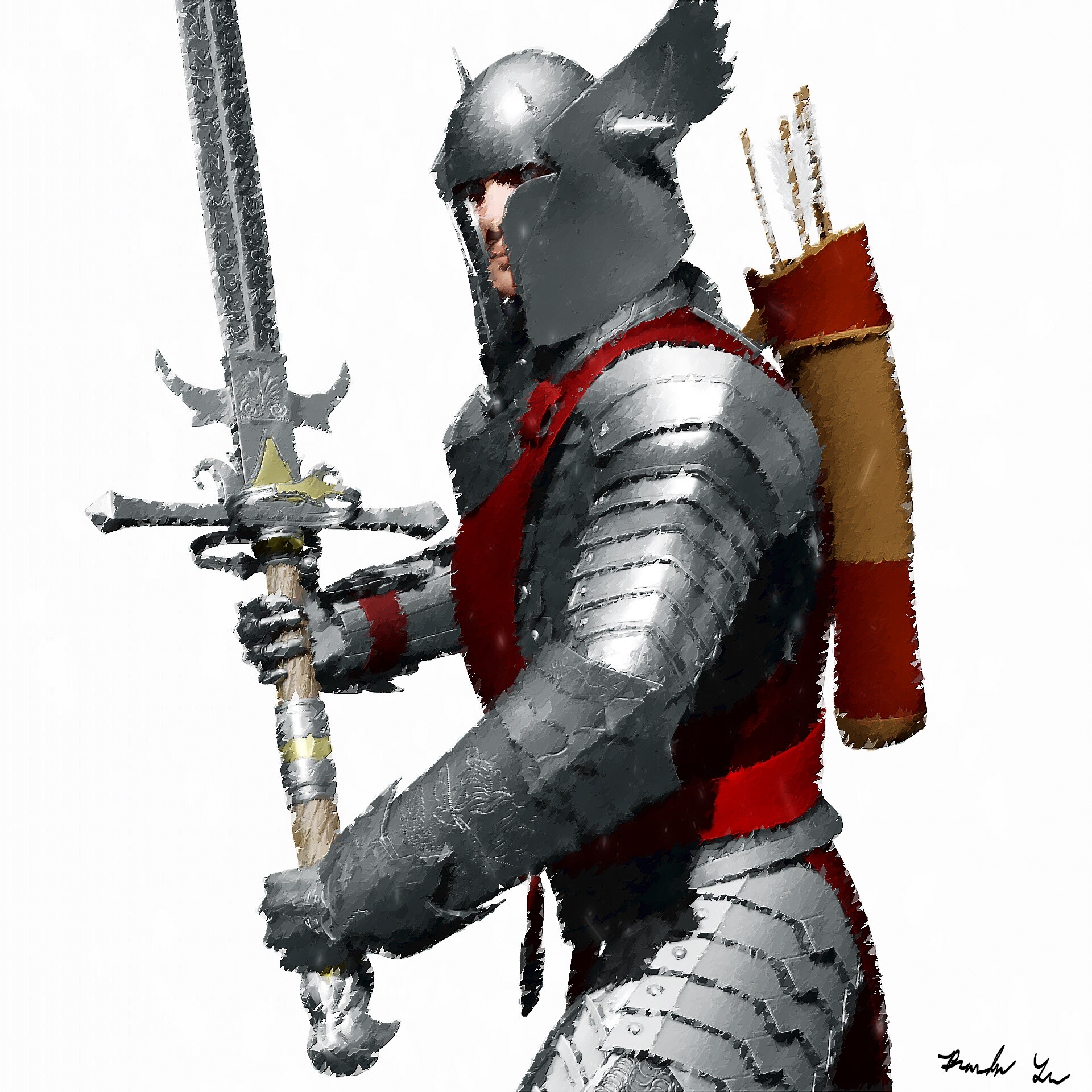 ArtStation - Guild Wars 2 Protector's Armor Fanart