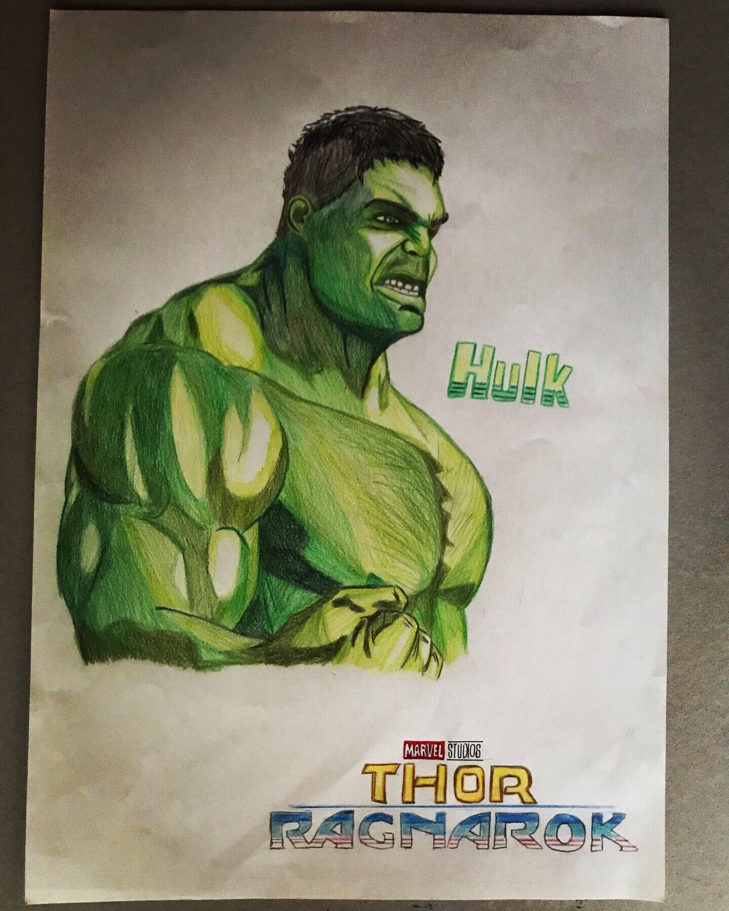 ArtStation - I drew a hulk!