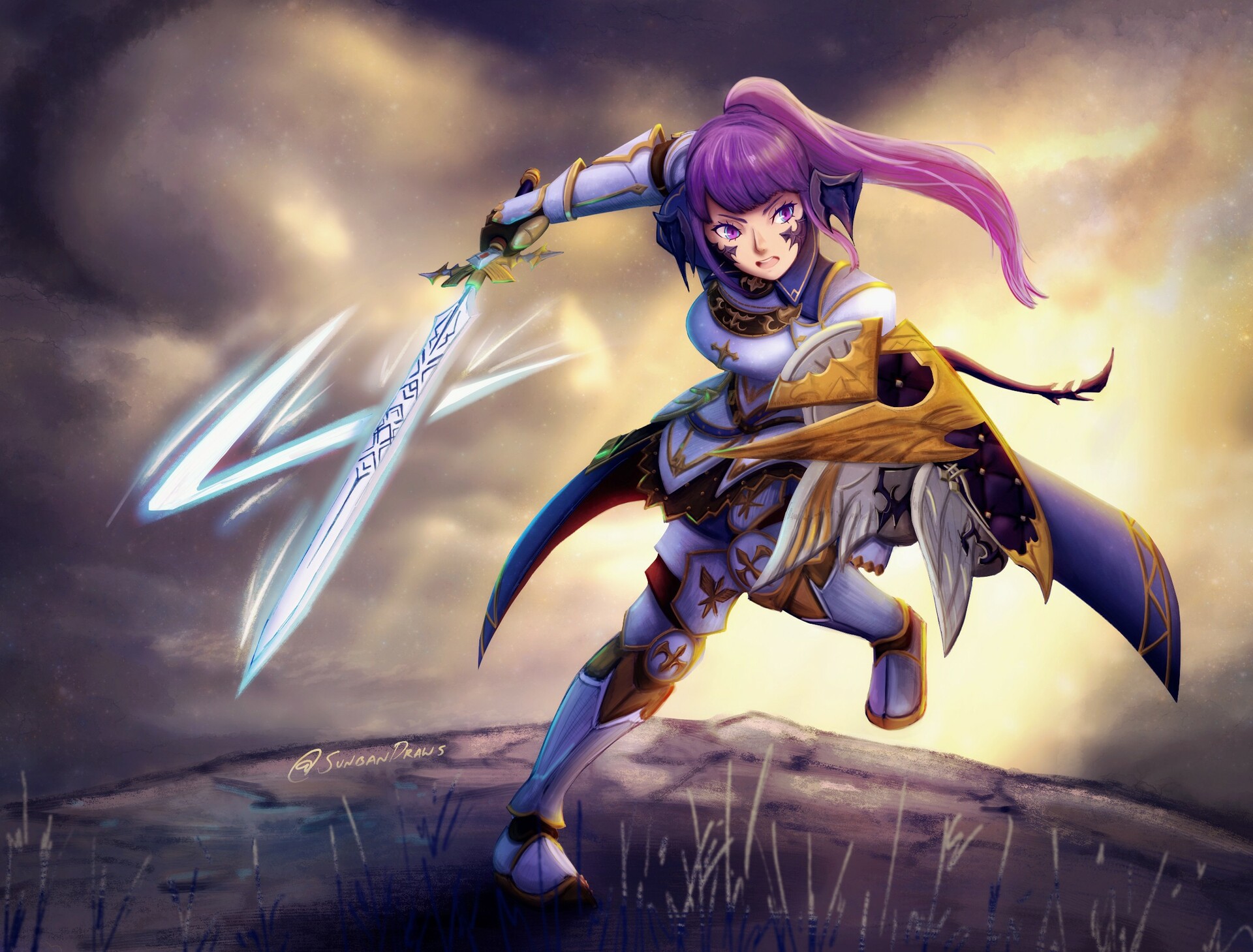 ArtStation - FFXIV Shadowbringers Countdown Project!