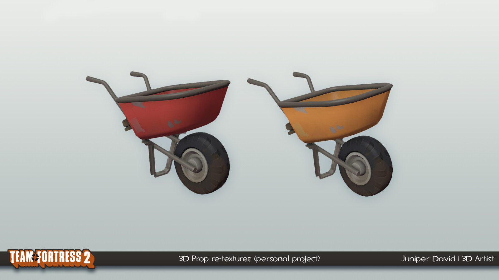 Juniper David - TF2 - 3D Prop Re-textures (Personal Project)