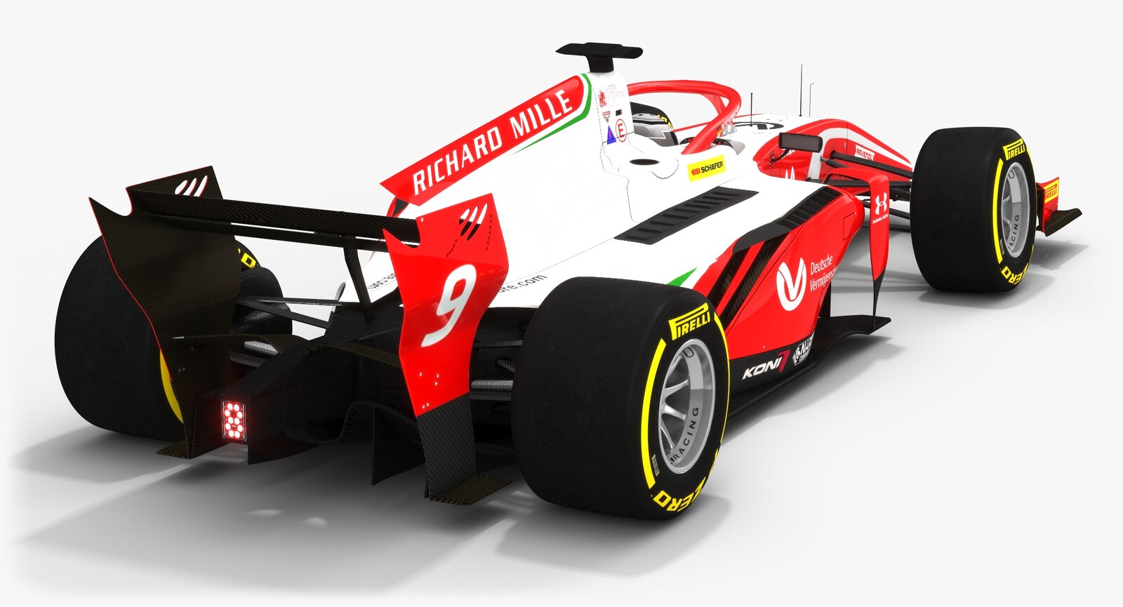 OpticalDreamSoft - Prema Racing F2 #9 Formula 2 Season 2019 3D model