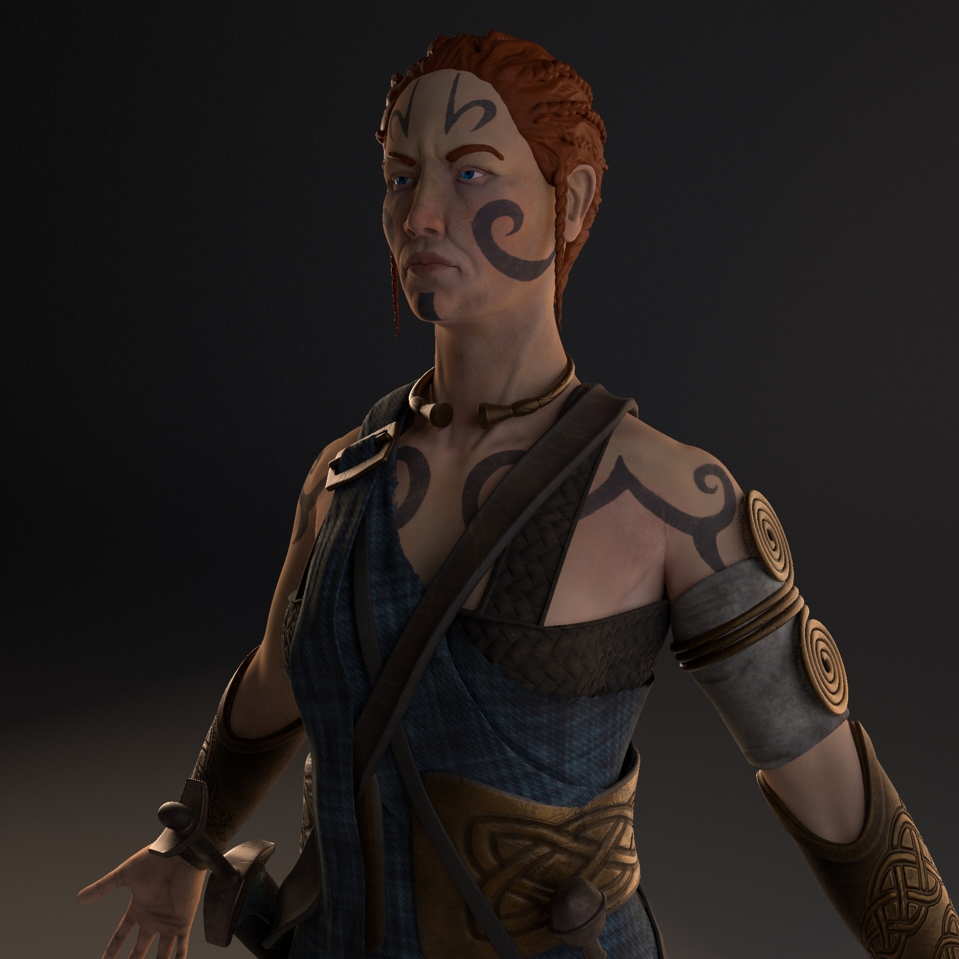 ArtStation - Queen Boudica - personal Project