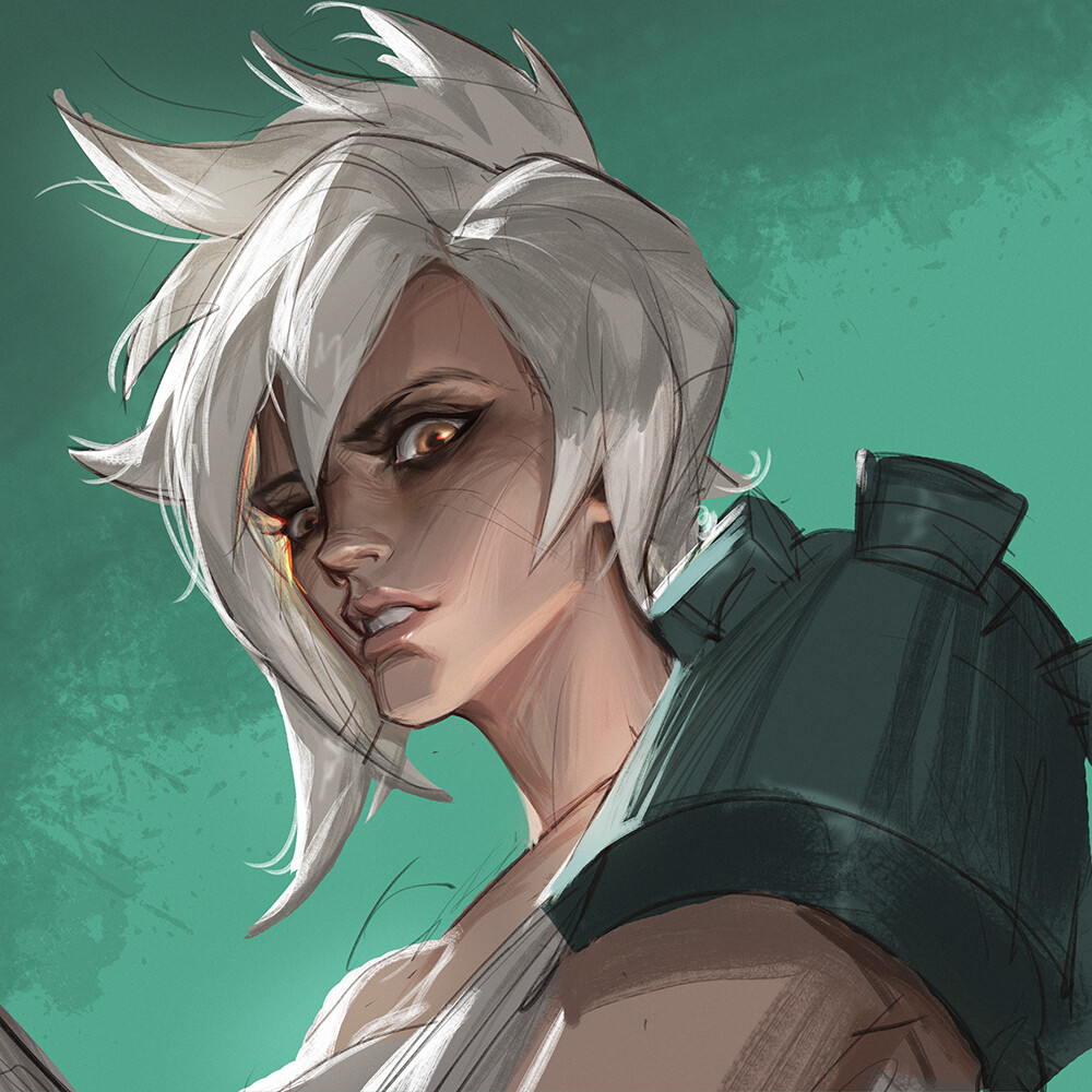 ArtStation - Riven and Sona