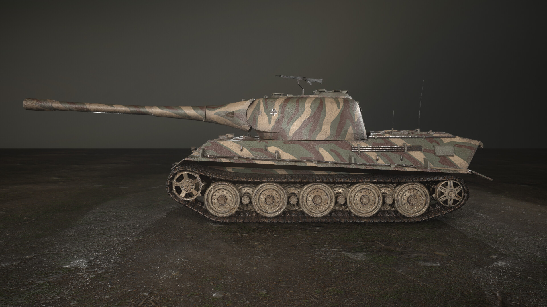 Mohamed Hesham - German Panzer VII Lowe Tank -Game Ready