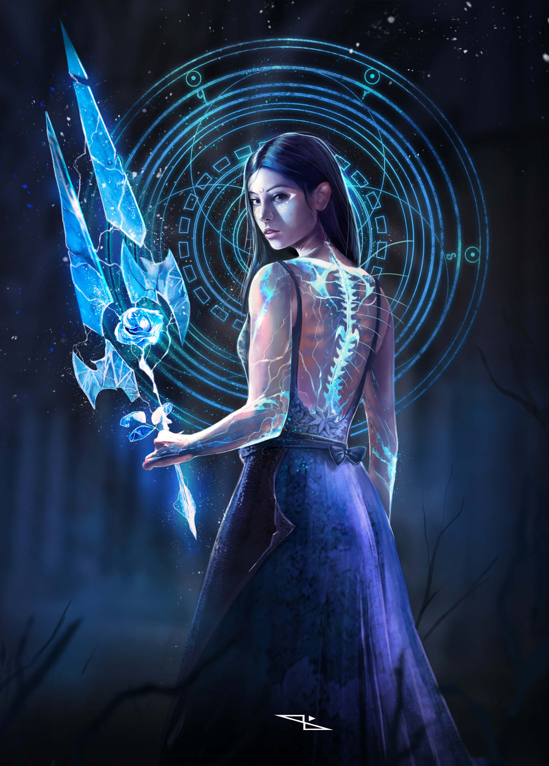 ArtStation - Crystal Flower