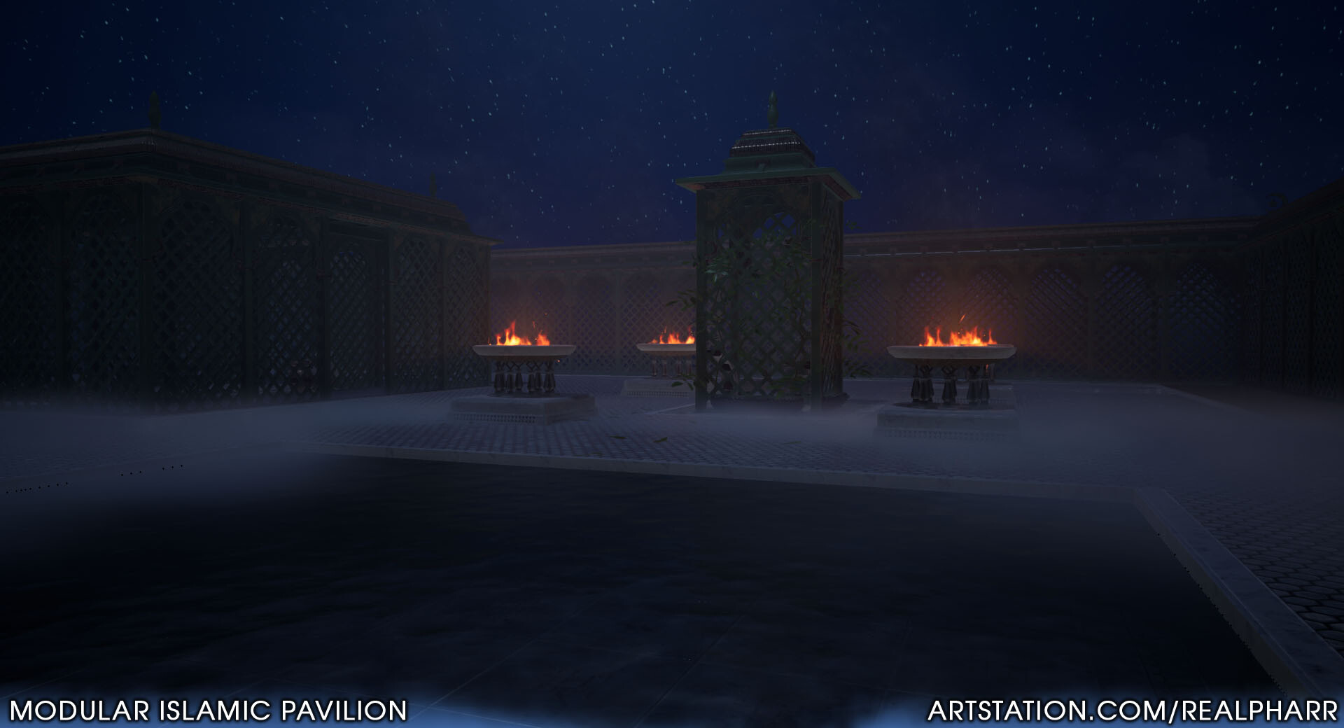 Michael Padgett - Dinusty Challenge - Modular Islamic Pavilion ...