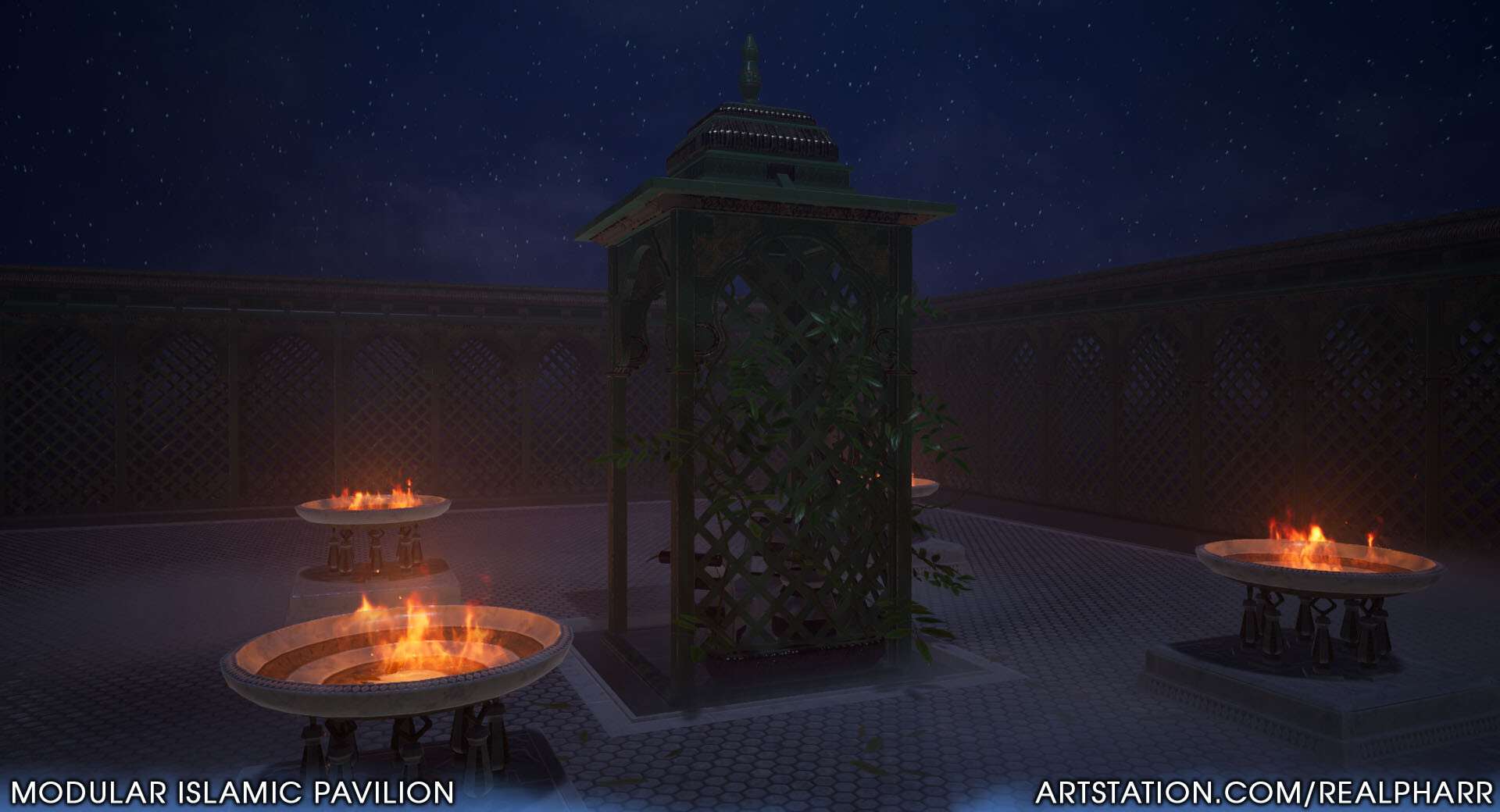 Michael Padgett - Dinusty Challenge - Modular Islamic Pavilion ...