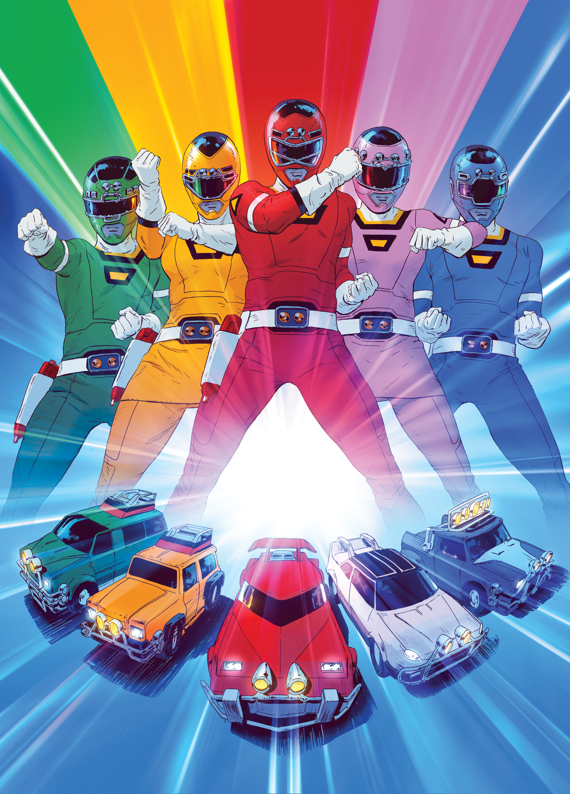 ArtStation - Power Rangers Turbo | Tribute Book Art