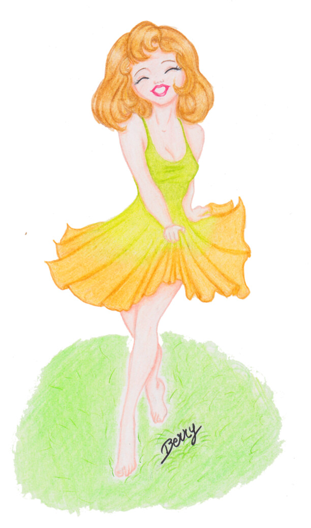 ArtStation - A pin up running