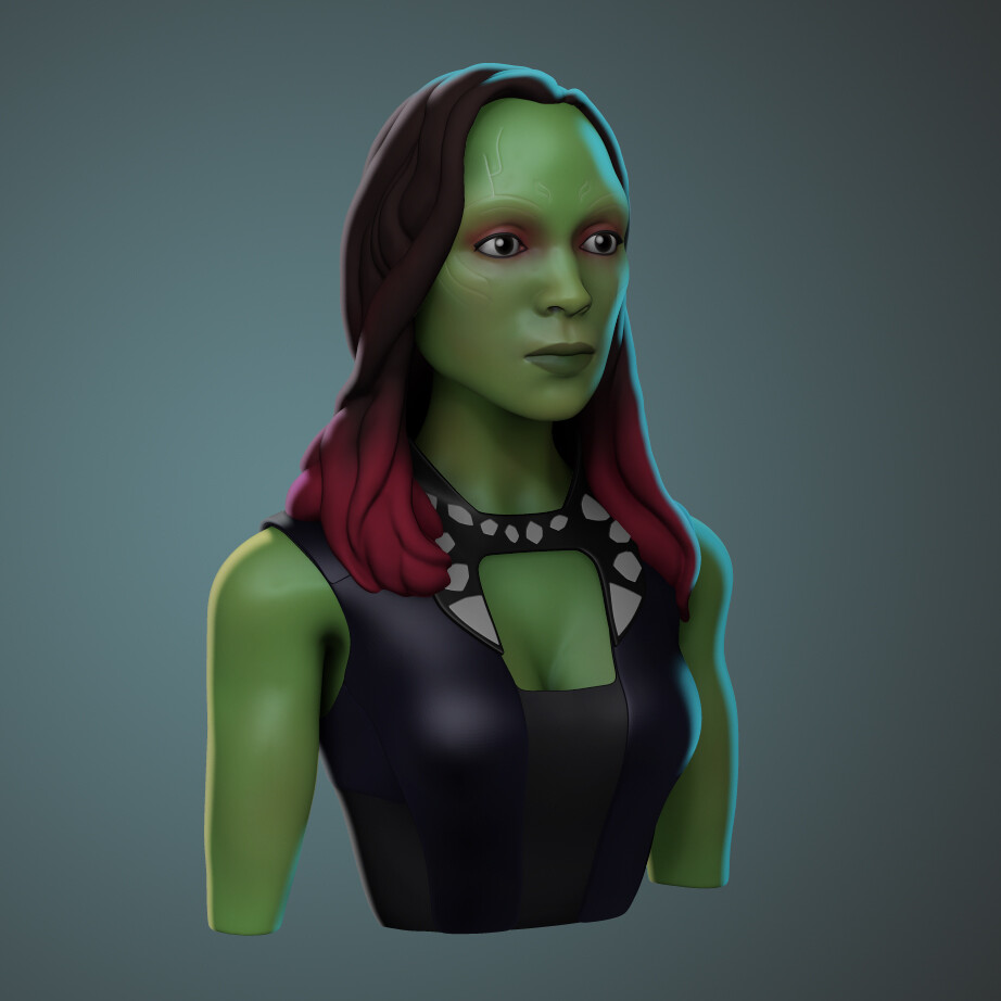 ArtStation - Gamora fan art