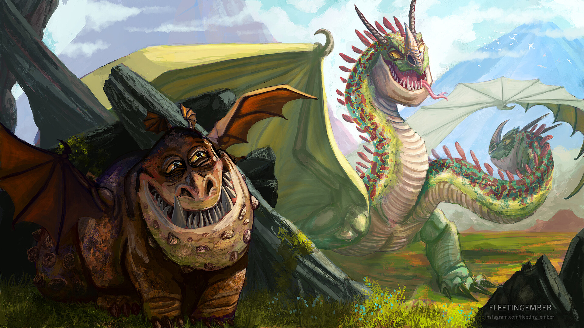 ArtStation - HTTYD - Hide & Seek