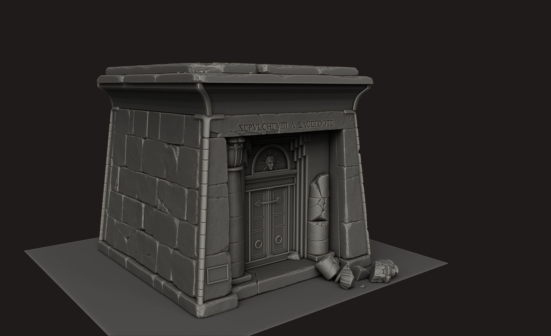 ArtStation - Roman Mausoleum