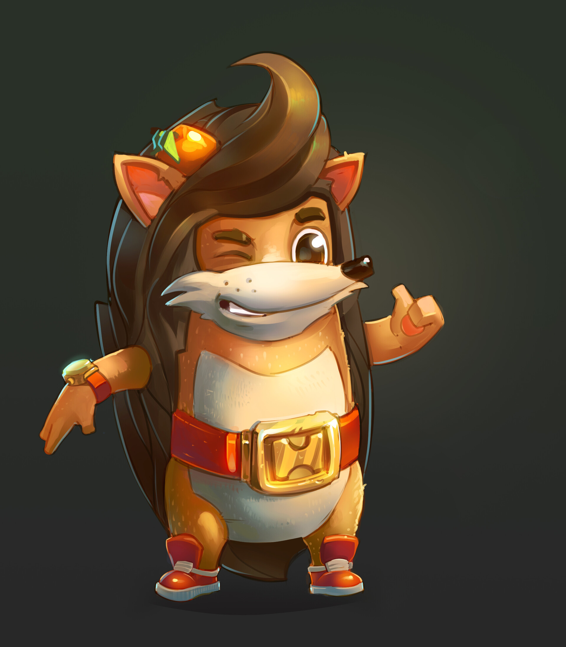 ArtStation - Character design for a test.