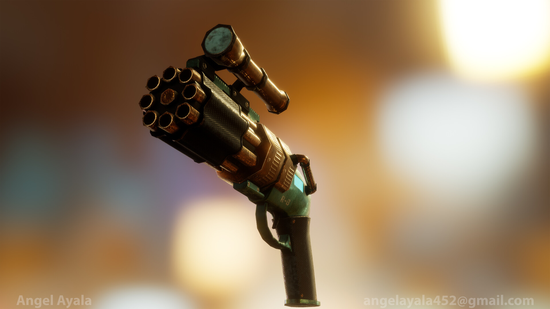 Angel Ayala - Steampunk Revolver