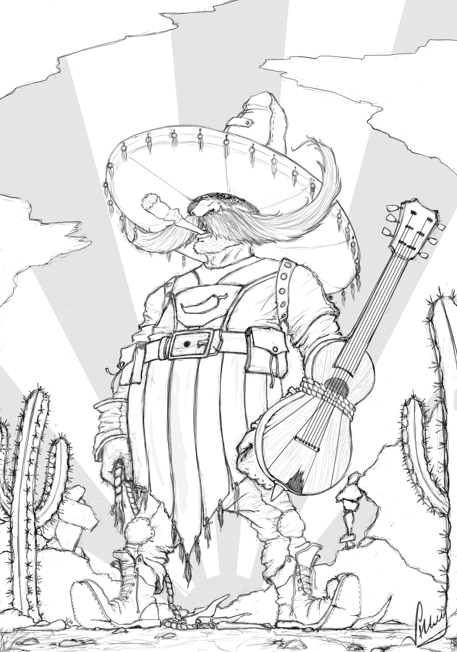 ArtStation - Captain mexico