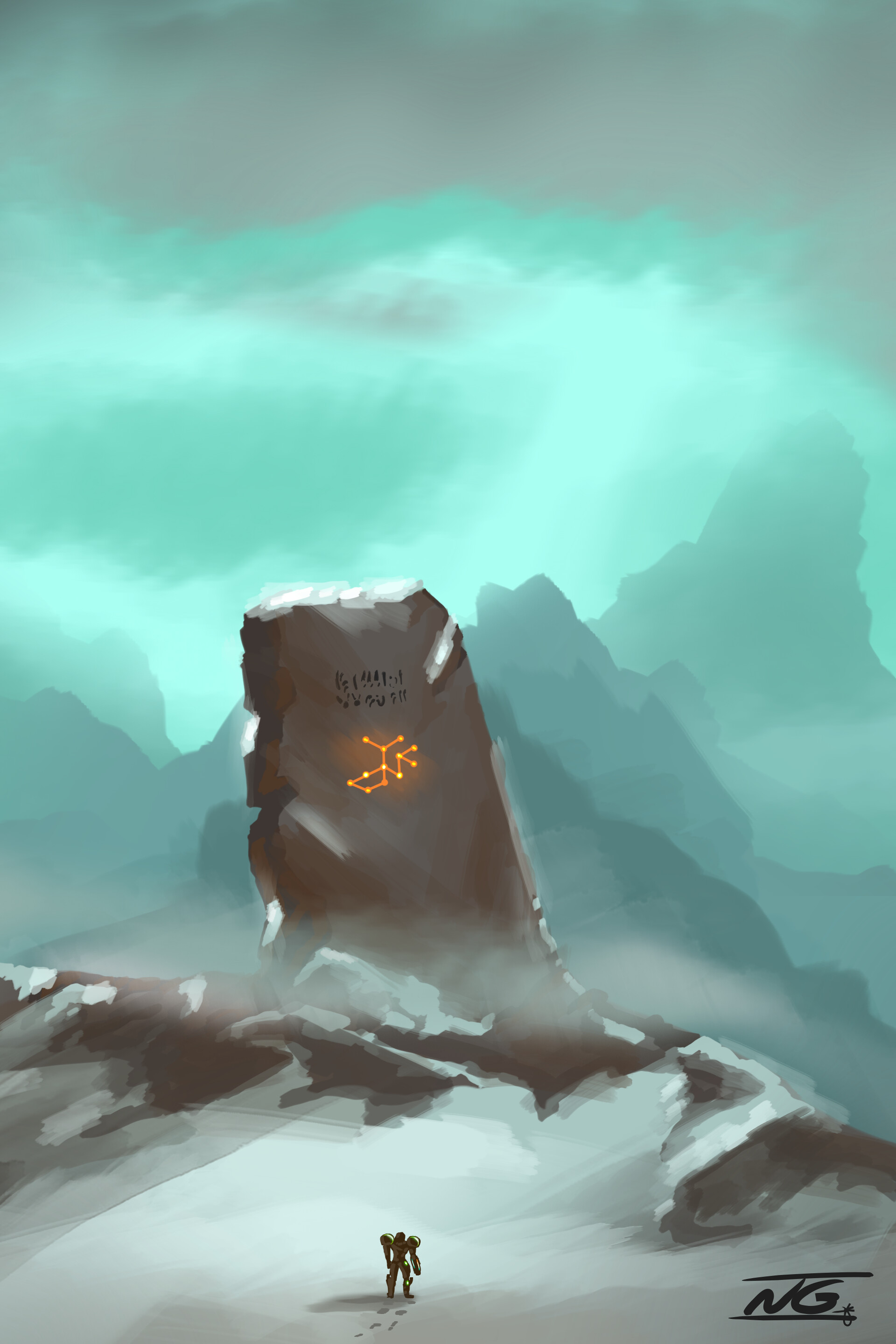 ArtStation - Metroid Environment concept