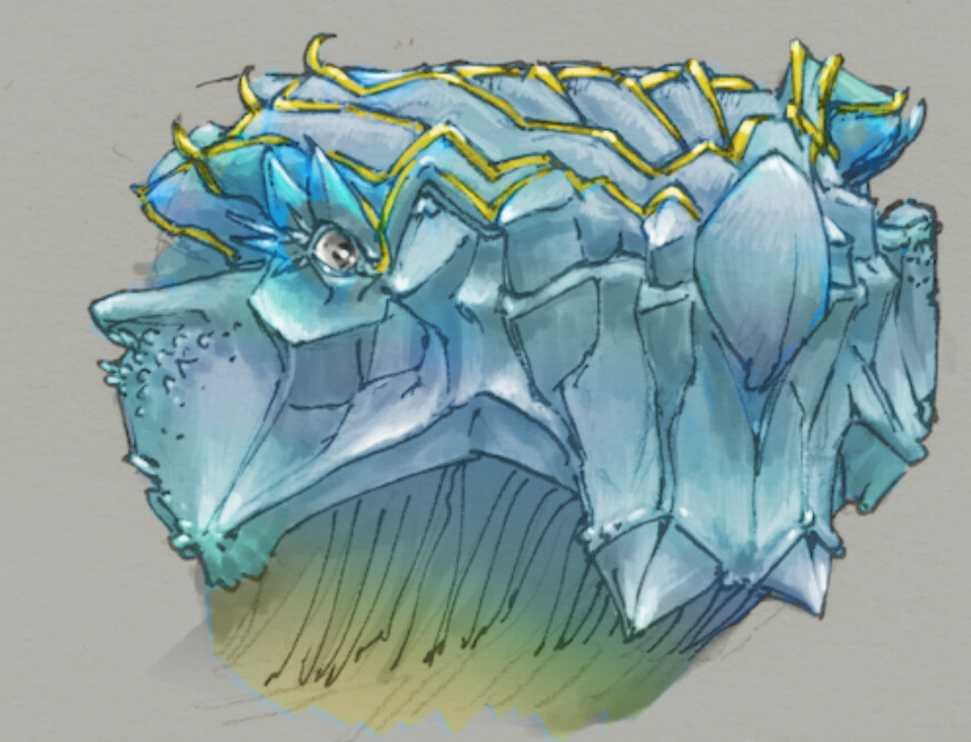 ArtStation - Electric dragon for my comic