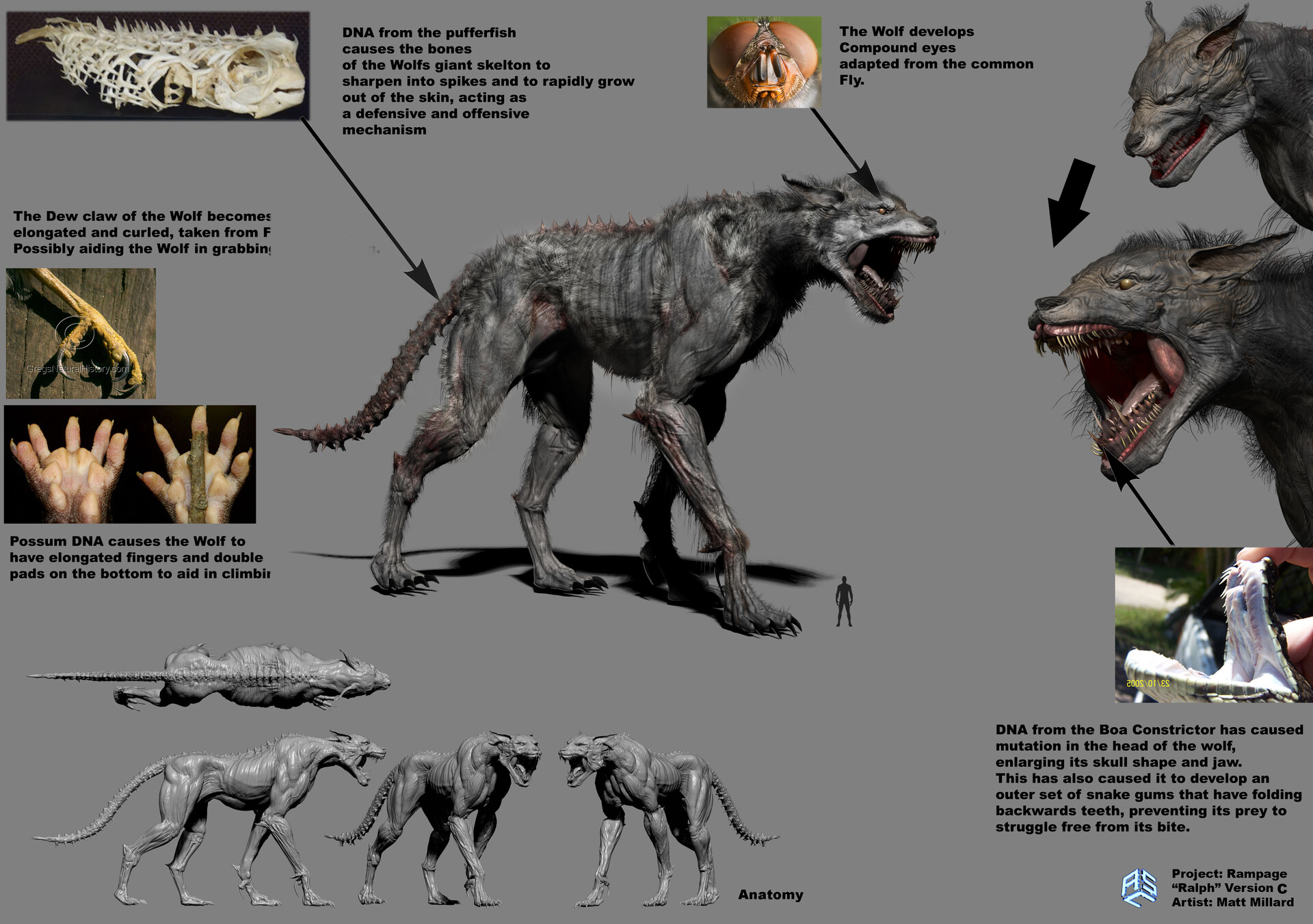 ArtStation - RAMPAGE - Unused Ralph Design