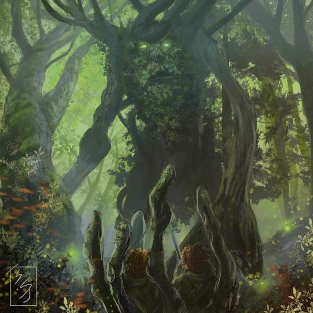 "Gotcha" by Savio Soares - Treebeard captures two hobbits. : r/lotr