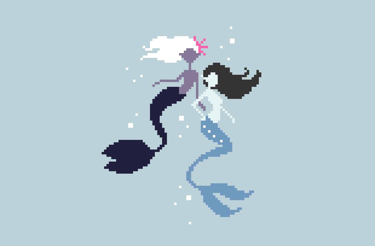 ArtStation - Pixel Mermaids